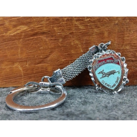 Accessories | Vintage Charm Key Chain Featuring The Logo Of Cleveland ...